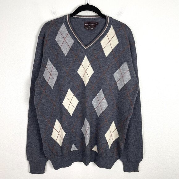 Black Brown 1826 | Sweaters | Black Brown 826 Mens Large 10 Merino Wool ...